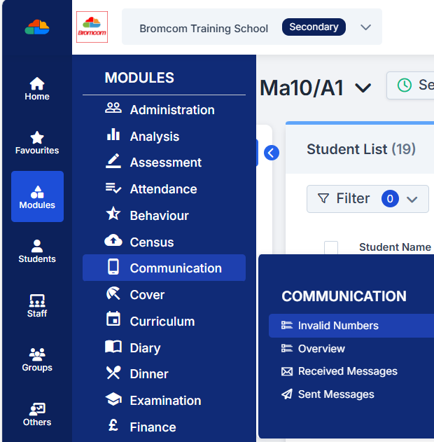 How to view Failed Messages and Invalid Numbers in Communication ...