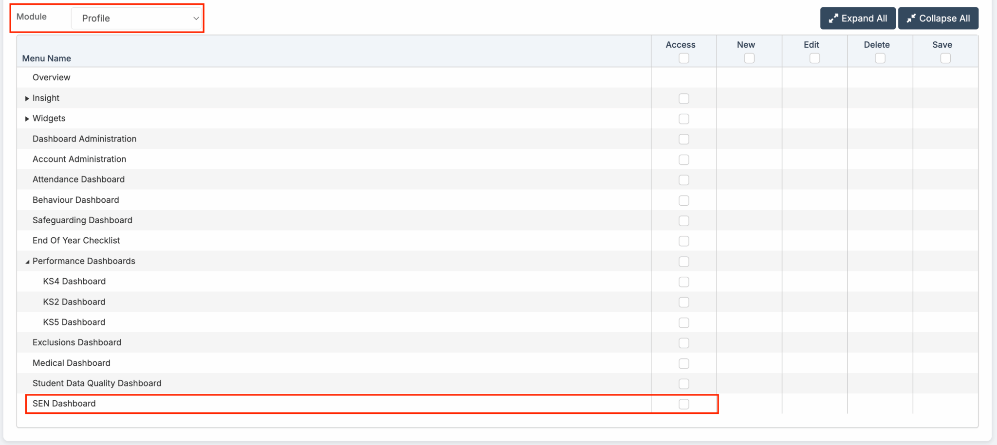 How to use the SEN Dashboard – Bromcom – Documentation Centre