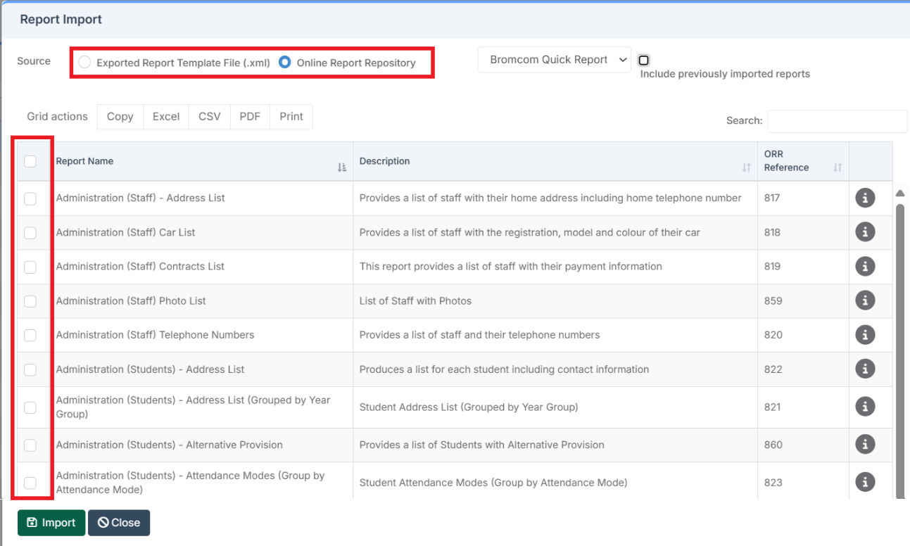 How to use the Online Report Repository & Import Report Definition ...