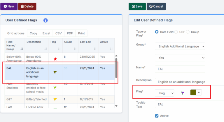 How to use Quick Icons on Student Record – Bromcom – Documentation Centre