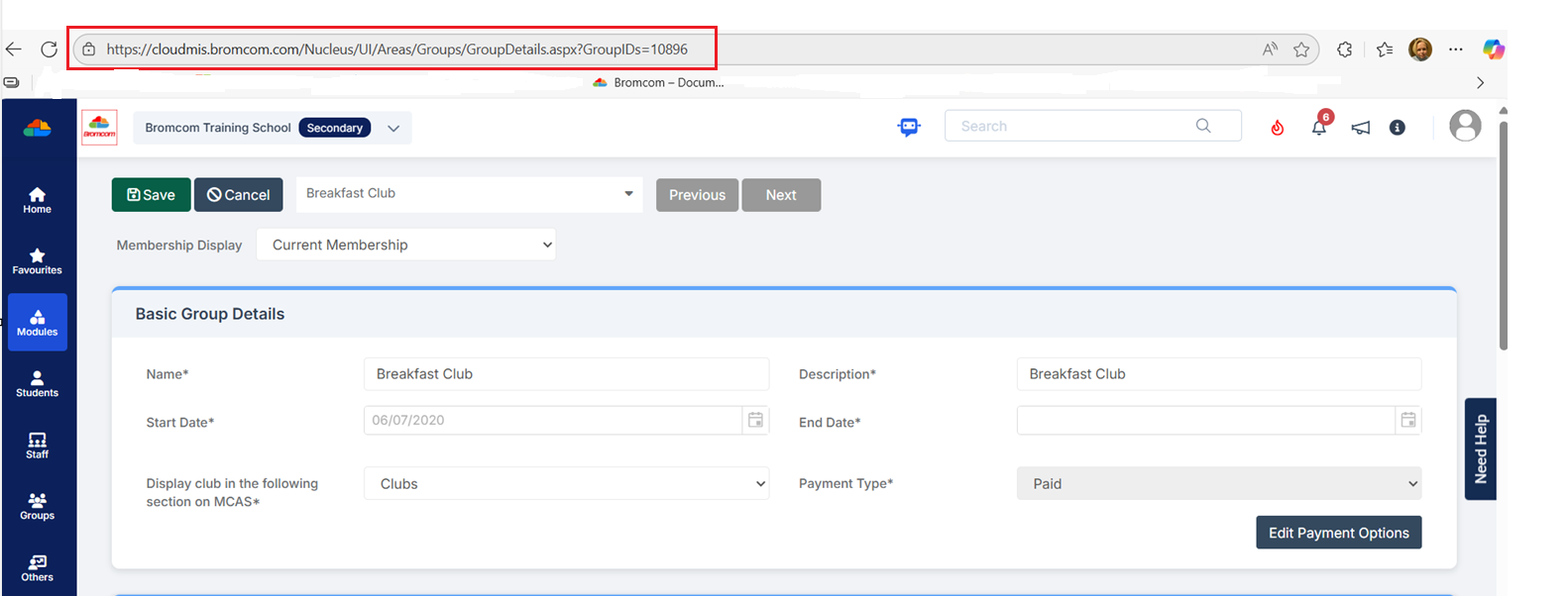 Managing Bank Accounts – Bromcom – Documentation Centre