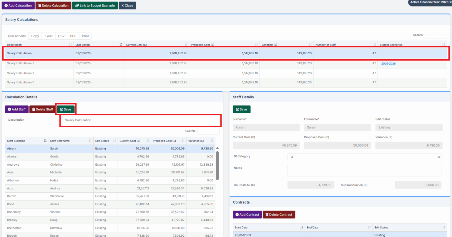 How to Use the Salary Calculator – Bromcom – Documentation Centre
