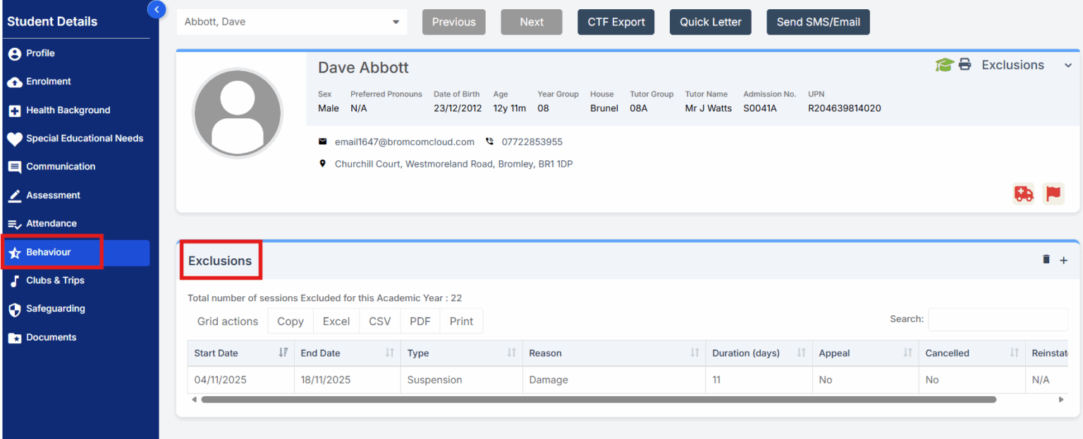 Spring 2026 School Census Guide – Bromcom – Documentation Centre