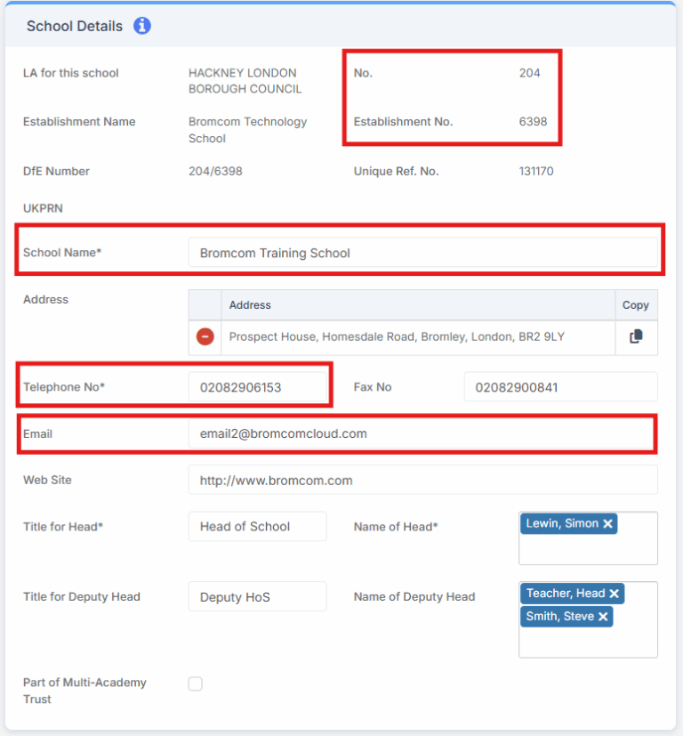 Spring 2026 School Census Guide – Bromcom – Documentation Centre