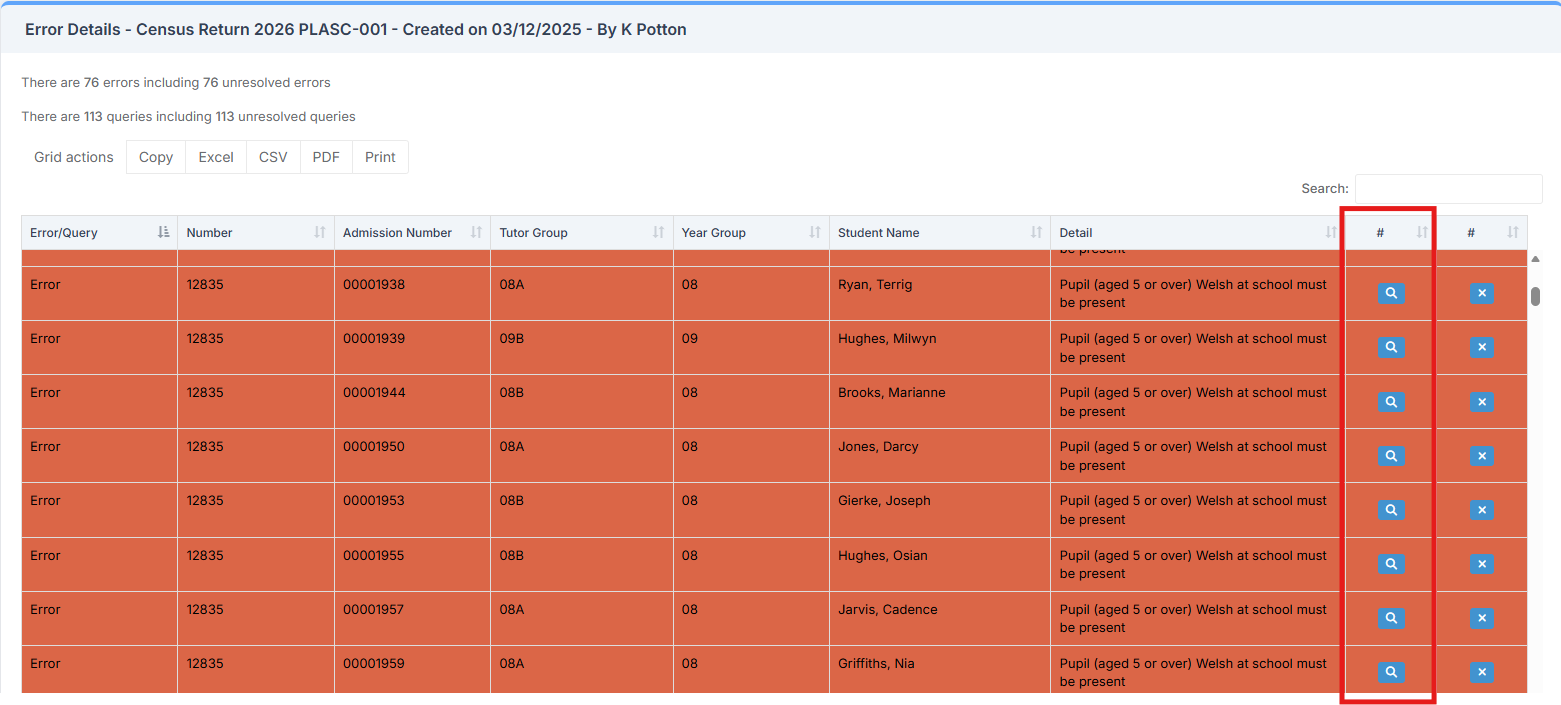 Pupil Level Annual School Census 2026 (PLASC) Error Resolutions Guide – Bromcom – Documentation ...