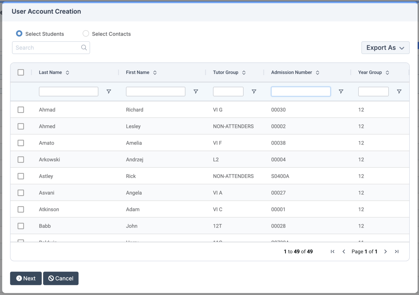 How to Create MCAS User Accounts – Bromcom – Documentation Centre