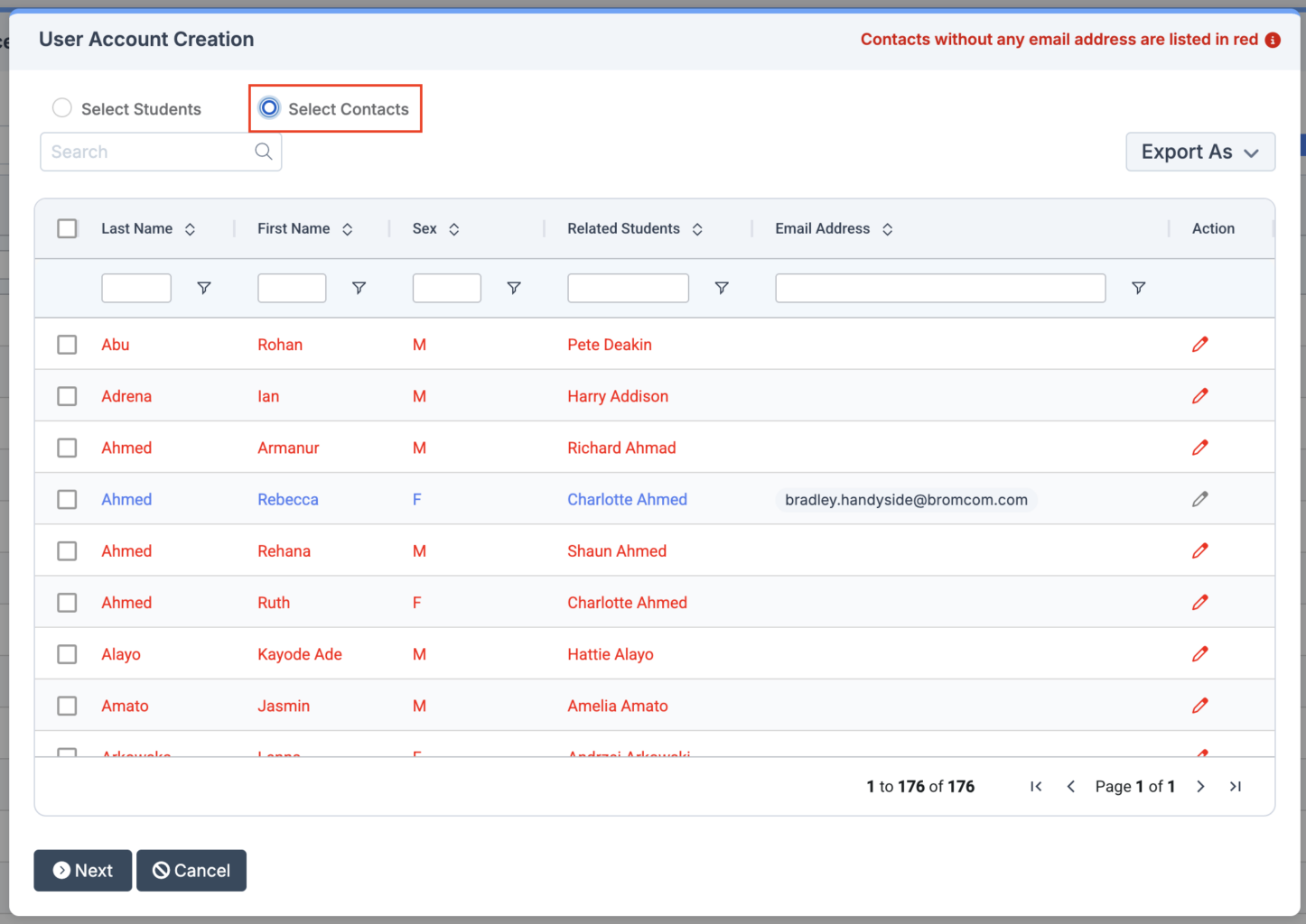 How to Create MCAS User Accounts – Bromcom – Documentation Centre