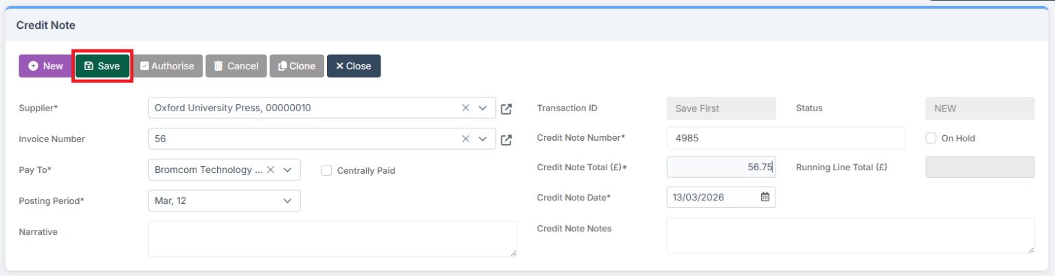 How to Process a Credit Note in Accounts Payable – Bromcom ...