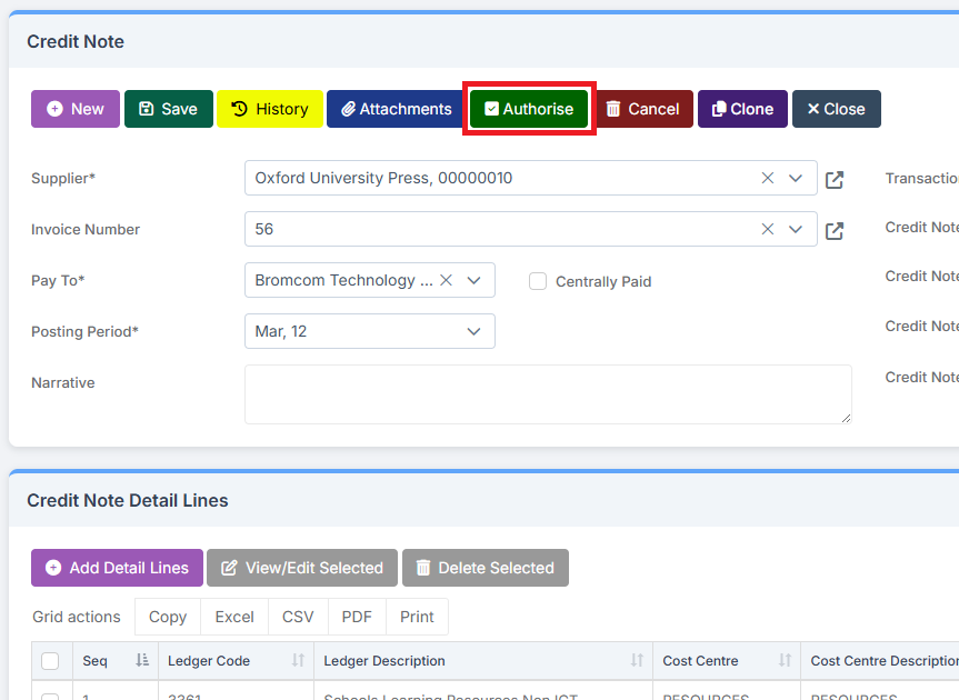 How to Process a Credit Note in Accounts Payable – Bromcom ...