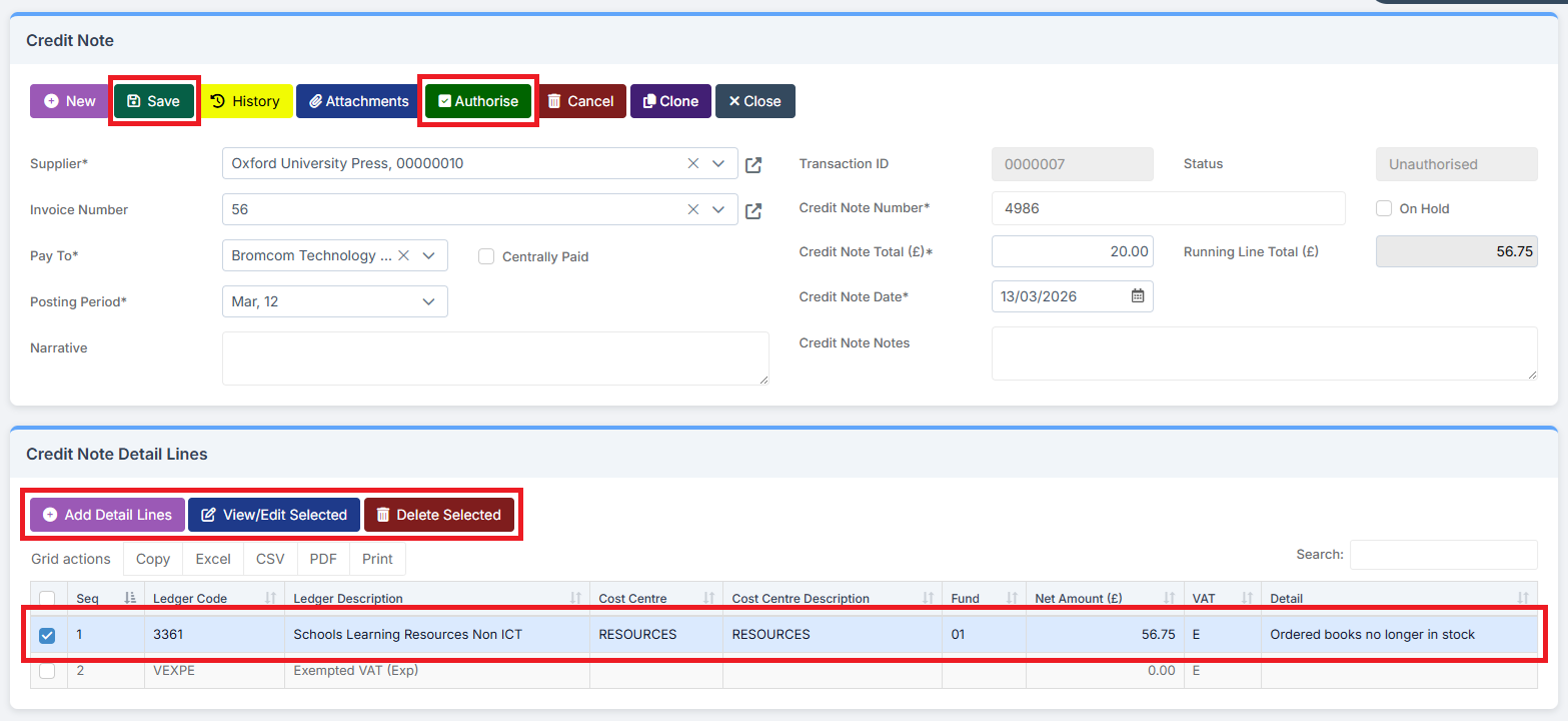 How to Process a Credit Note in Accounts Payable – Bromcom ...
