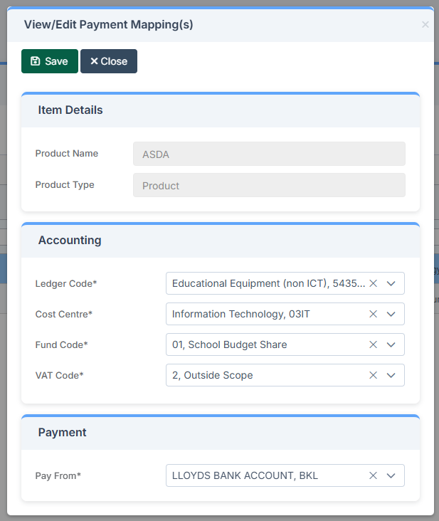 How to Manage Online Payment Mapping – Bromcom – Documentation Centre