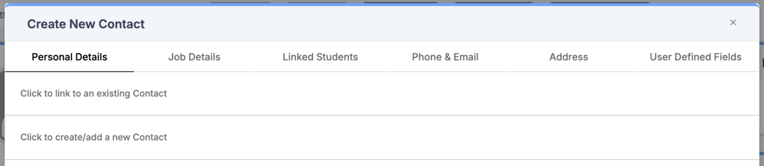 How to Manage and Add Contacts from a Student’s Record. – Bromcom ...