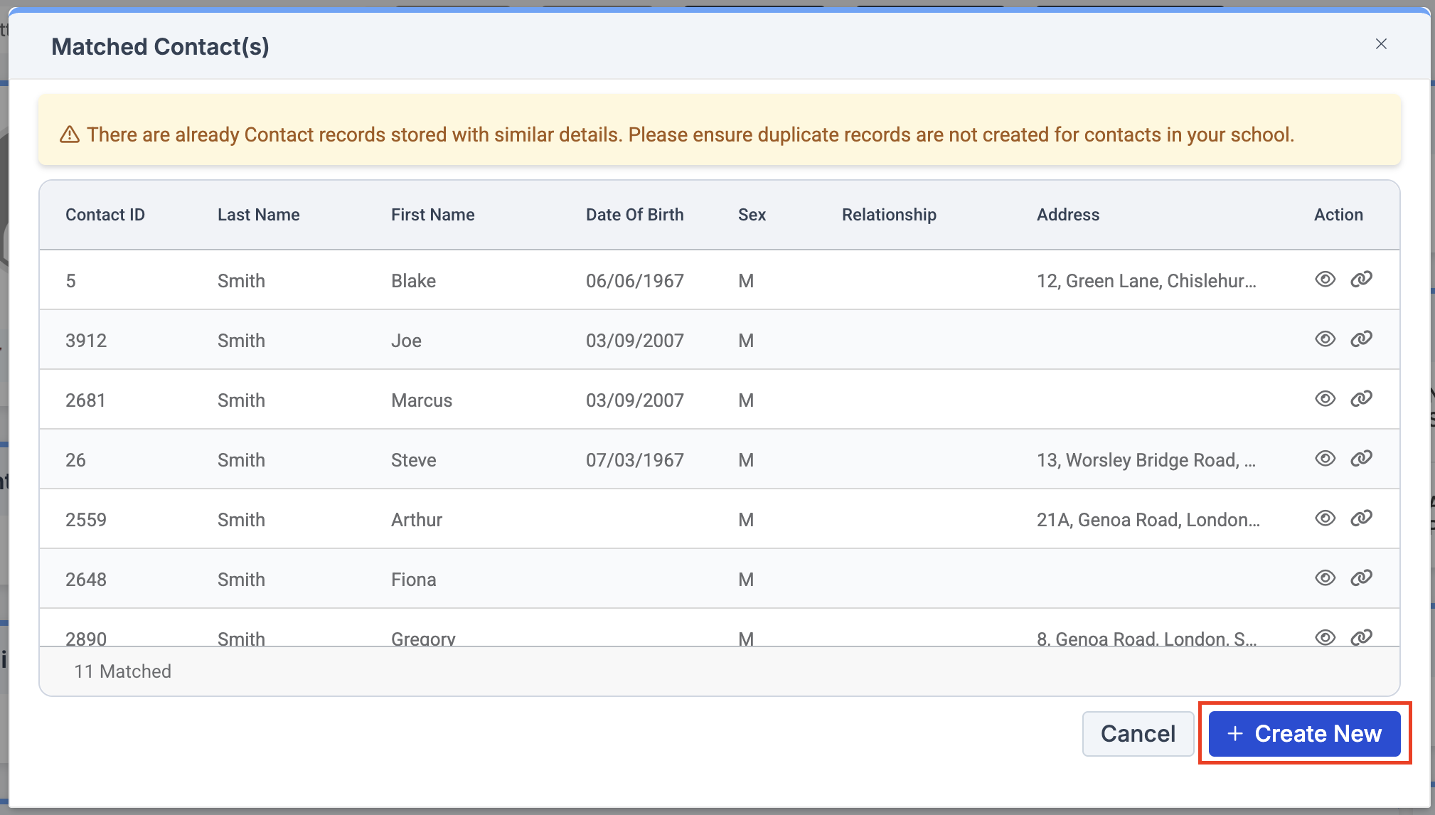 How to Manage and Add Contacts from a Student’s Record. – Bromcom ...