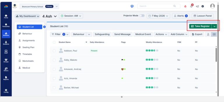 How to use the New Teachers Dashboard – Primary – Bromcom ...